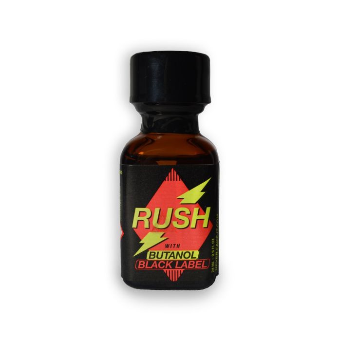 Rush Black Label Pentyl With Butanol 24ml | Prowler Poppers
